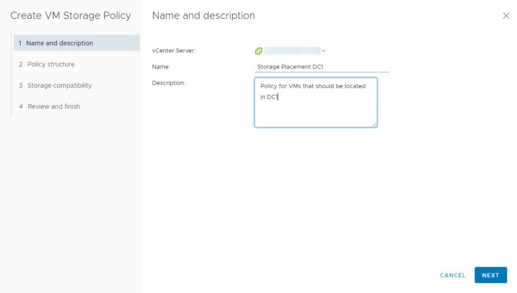 vCenter Tag based VM placement - vNote42