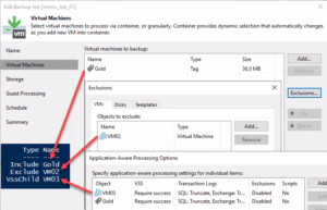 Analyze Veeam backup job selection with PowerShell - vNote42